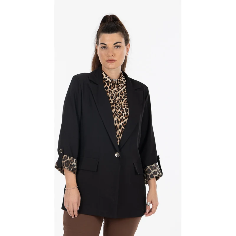 KORINA’S FASHION ΣΑΚΑΚΙ ΜΕ ΛΕΟΠΑΡ ΦΟΔΡΑ ΚΑΙ ΜΑΝΙΚΙ ΠΟΥ ΓΙΝΕΤΑΙ ΤΡΟΥΑΚΑΡ ...