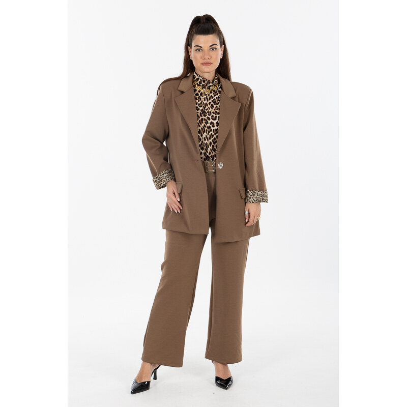 KORINA’S FASHION ΣΑΚΑΚΙ ΠΟΝΤΟΣΤΟΦΑ OVERSIZE ΜΕ ΛΕΟΠΑΡ ΦΟΔΡΑ - GLAMI.gr