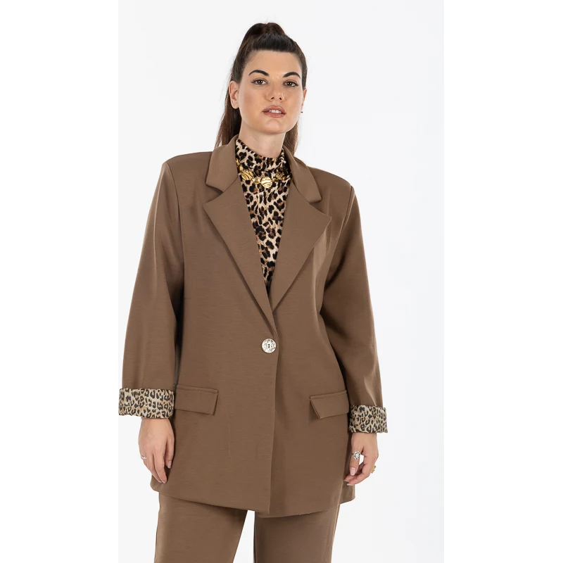 KORINA’S FASHION ΣΑΚΑΚΙ ΠΟΝΤΟΣΤΟΦΑ OVERSIZE ΜΕ ΛΕΟΠΑΡ ΦΟΔΡΑ - GLAMI.gr