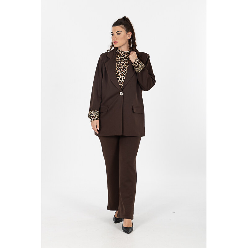 KORINA’S FASHION ΣΑΚΑΚΙ ΠΟΝΤΟΣΤΟΦΑ OVERSIZE ΜΕ ΛΕΟΠΑΡ ΦΟΔΡΑ - GLAMI.gr
