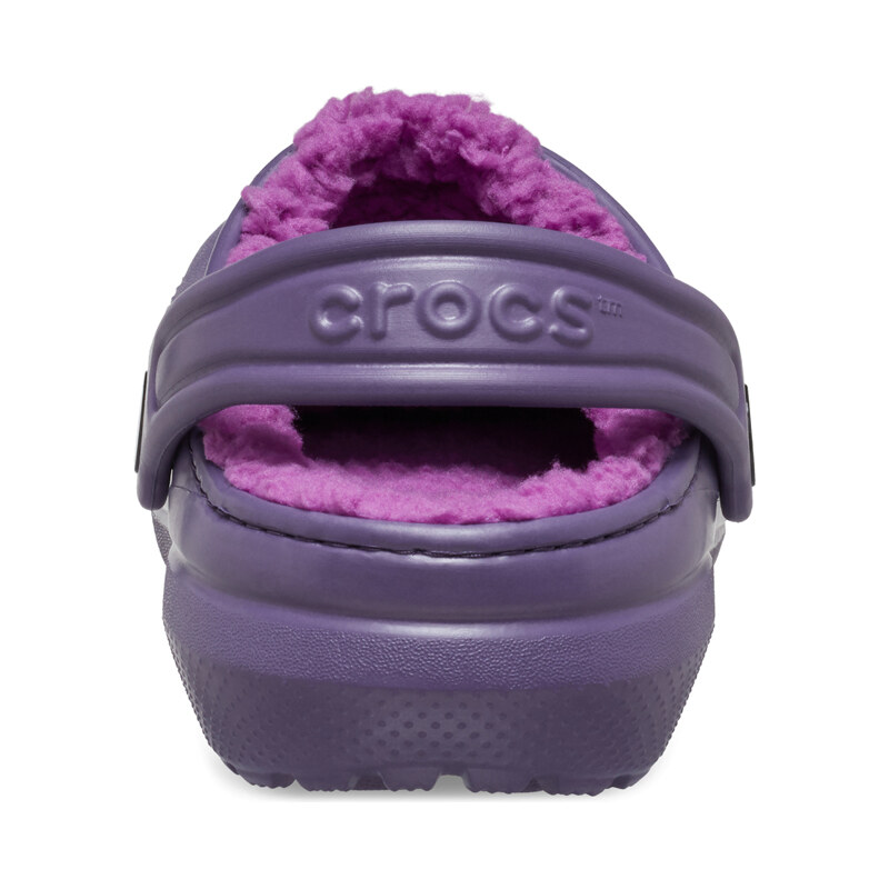Crocs Classic Lined Clog K Nightshade Παιδικά Ανατομικά Σαμπό Μωβ ...