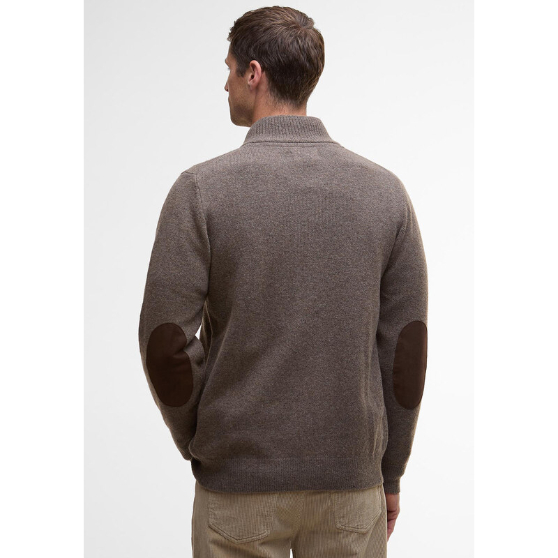 BARBOUR Πλεκτή Ζακέτα της σειράς Elbow Patch - MKN0731 BRST52 Dark ...