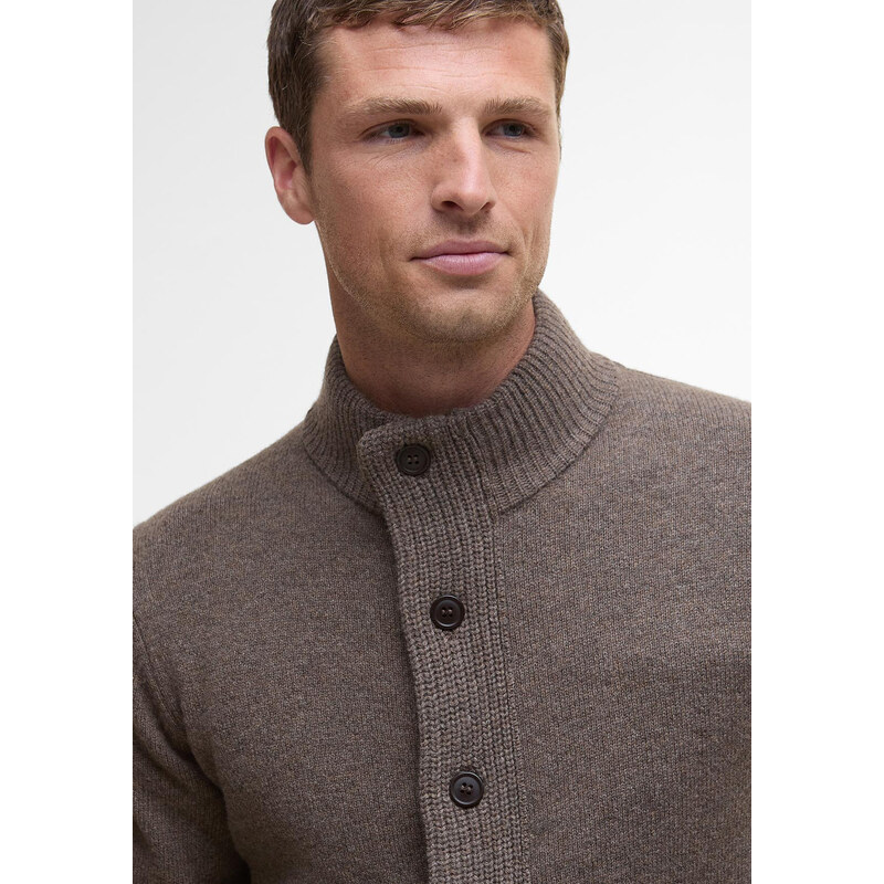 BARBOUR Πλεκτή Ζακέτα της σειράς Elbow Patch - MKN0731 BRST52 Dark ...