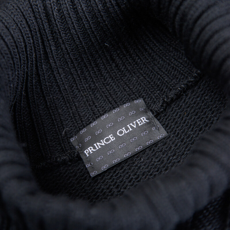 Prince Oliver Ζιβάγκο Μαύρο με Two Tone Structure Modern Fit - GLAMI.gr