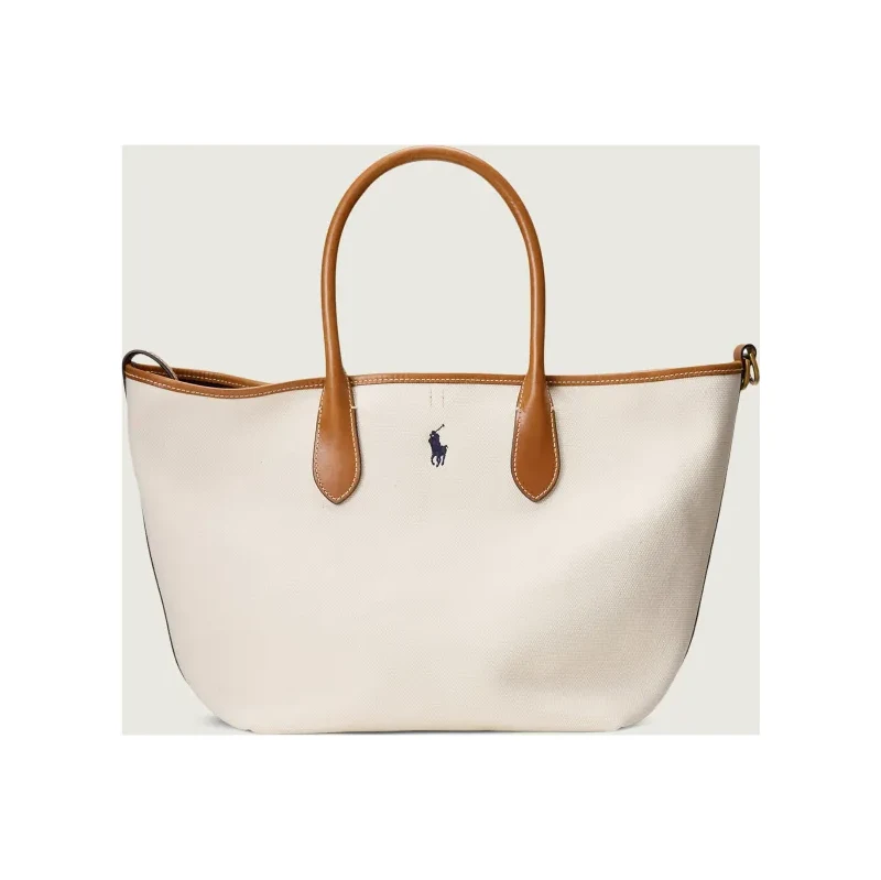 POLO RALPH LAUREN Τσάντα shopper | με την προσθήκη δέρματος - GLAMI.gr