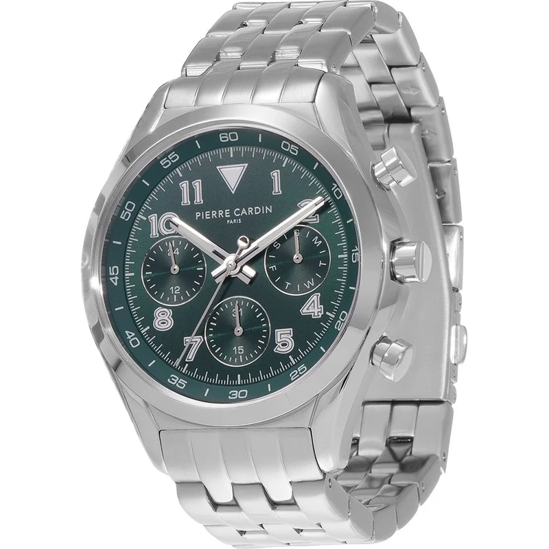 PIERRE CARDIN Vaugirard - CF.1019.MS.2, Silver case with Stainless Steel Bracelet - GLAMI.gr