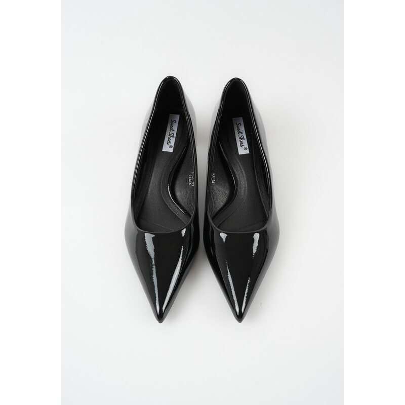 Cgstores Γυναικεία Γόβα Μαυρη Δερματινη κωδ:2735 - GLAMI.gr